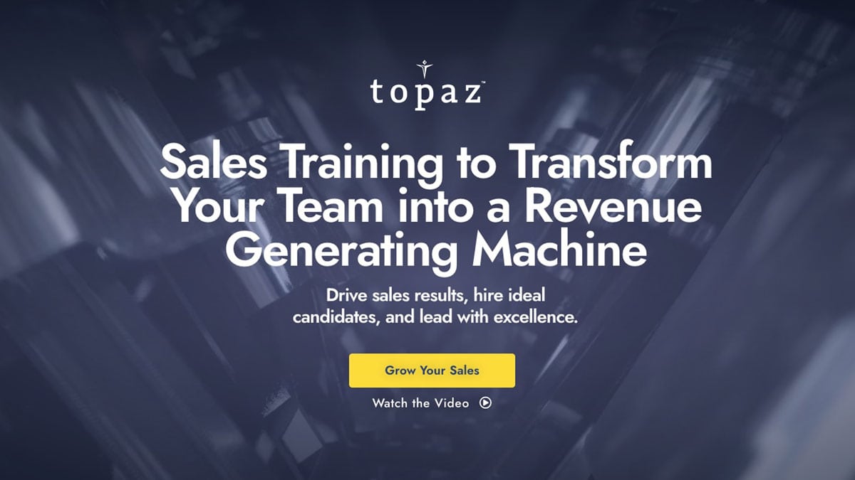 Topaz Sales Consulting | Sales training, hiring & leadership